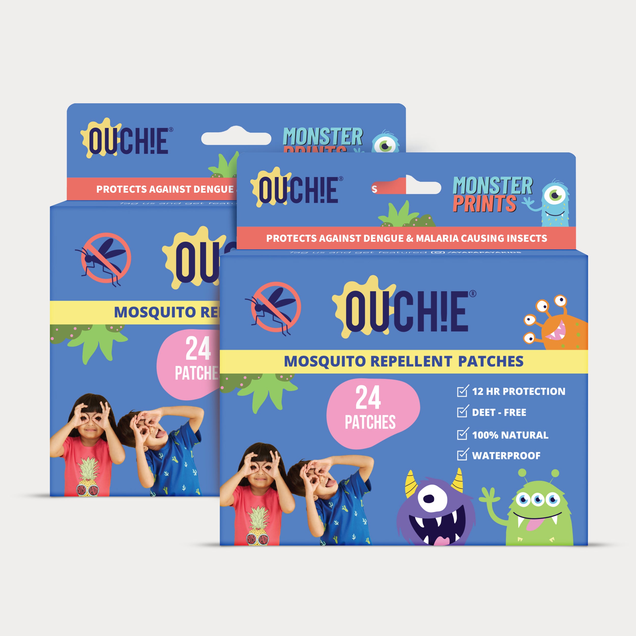 Double Combo: Monster Party (48 Patches) – Ouchie