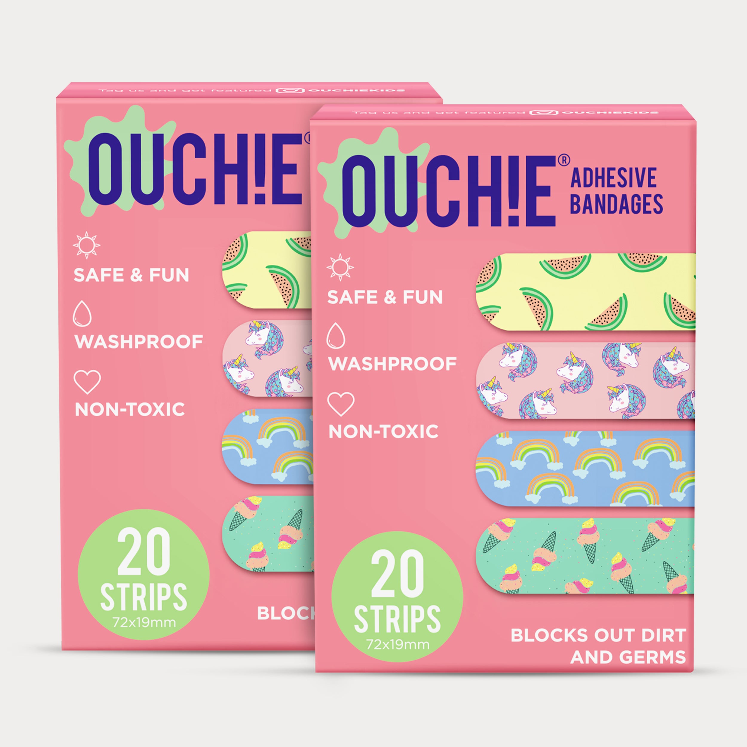 Double Combo: Pink Pixie (40 Bandages) – Ouchie
