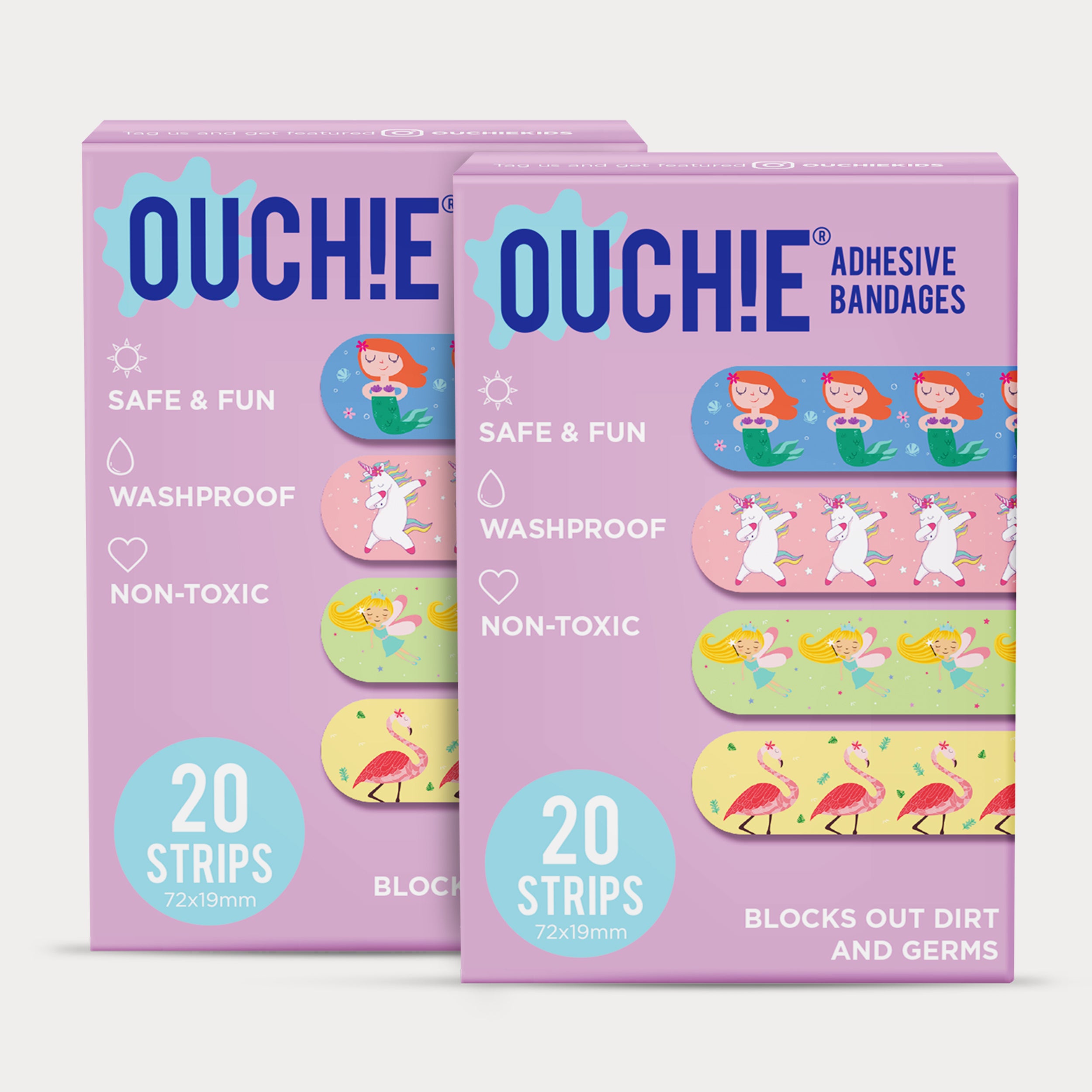 Double Combo: Fantasy Creatures (40 Bandages) – Ouchie